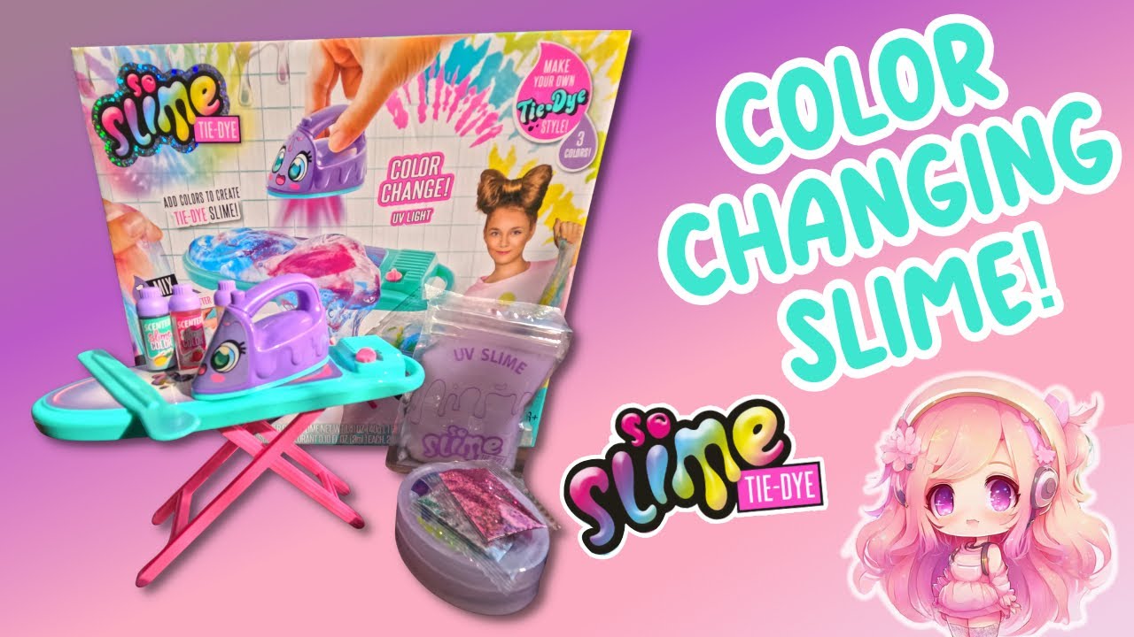 Slime Tie-Dye Color Changing - YouTube