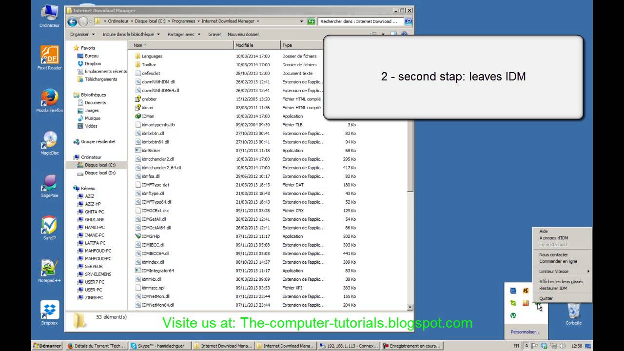 Internet Download Manager has been registered with a fake serial number ...