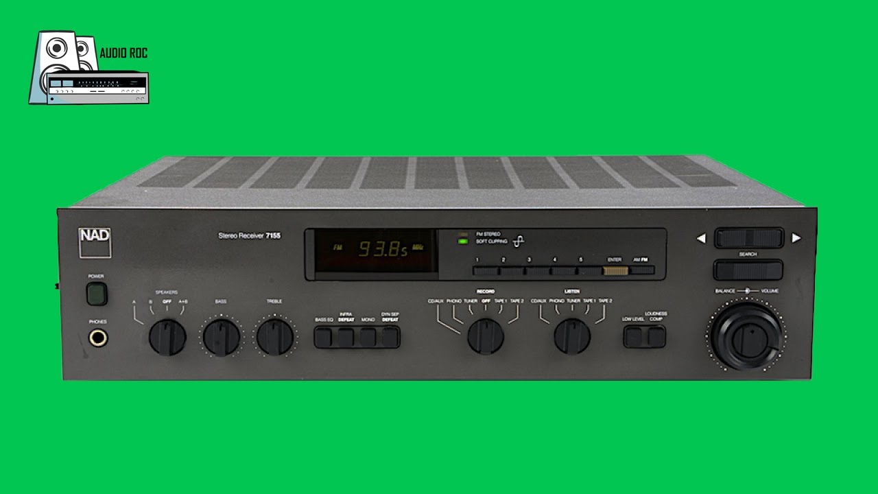 Amplificador NAD 7155 - YouTube