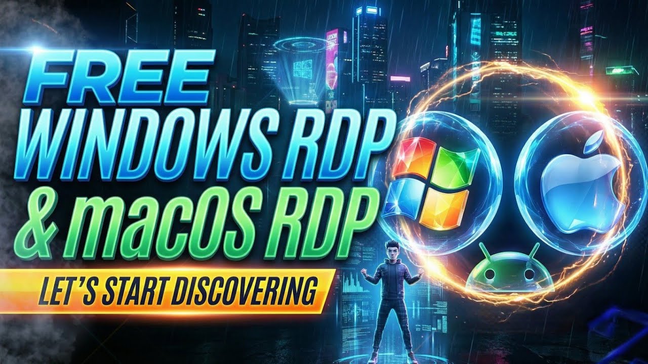 Free macOS RDP | Free Windows RDP | Free Remote Desktop Windows ...