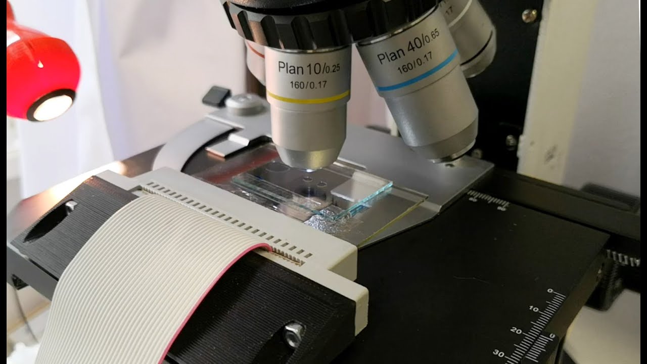 Digital Microfluidics in a Transparent ITO coated Cartridge. - YouTube