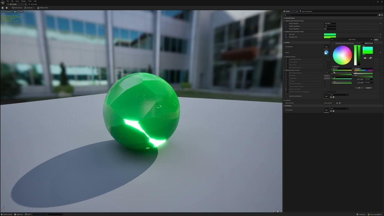Unreal Engine 5 - Crystal Shader - YouTube
