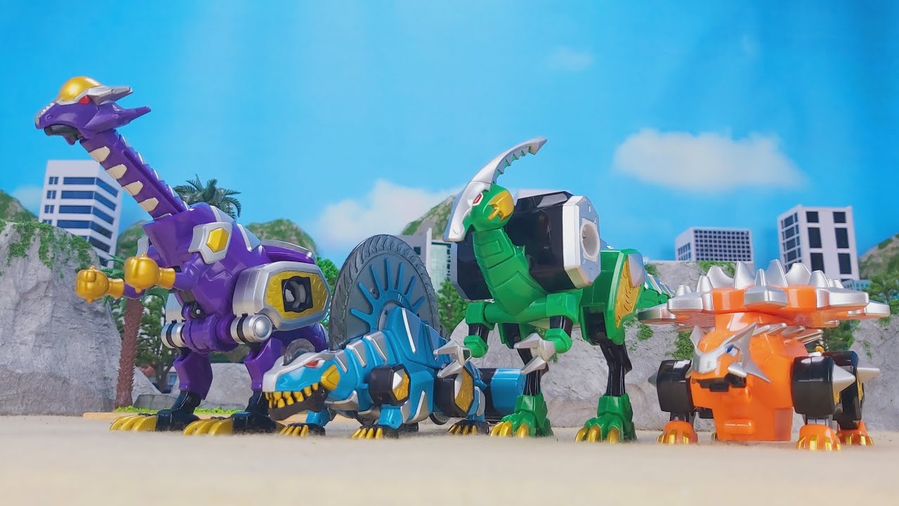 DX Abaranger Bakuryuu Bachycelonagurus , Dimenokodon , Parasarokkiu ...