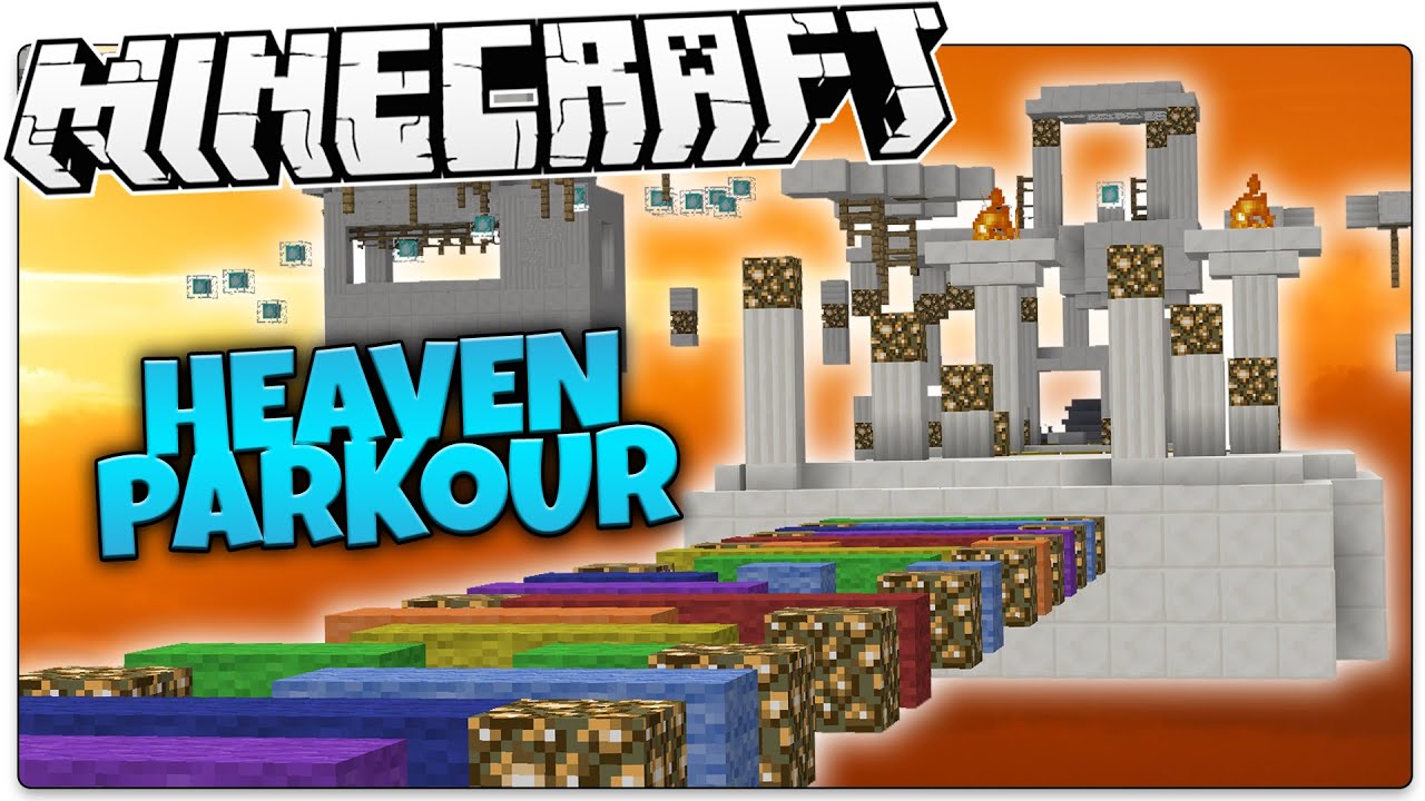 Minecraft | HEAVEN PARKOUR | Timed Speed Run! (Minecraft Parkour Map ...