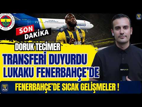 SonDakika Lukaku Fenerbahçe'de! Doruk Tecimer Sıcak Gelişmeyi Duyurdu!