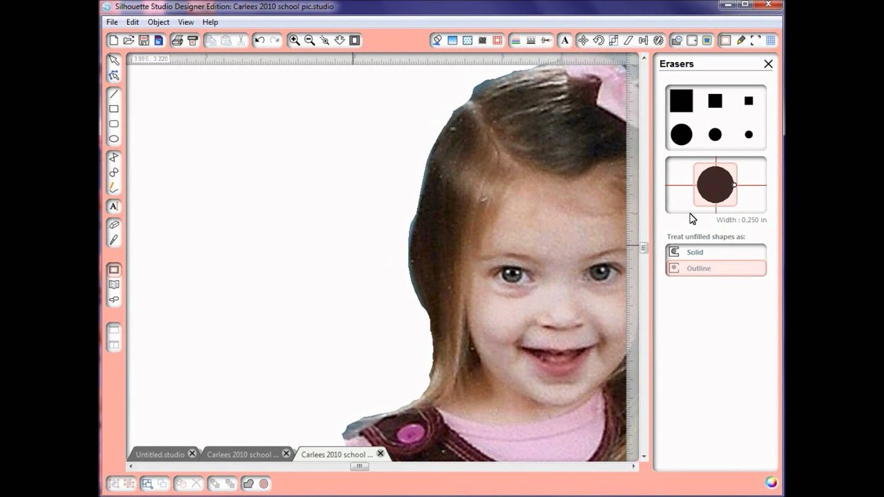 Editing Photos In Silhouette Designer Edition - YouTube