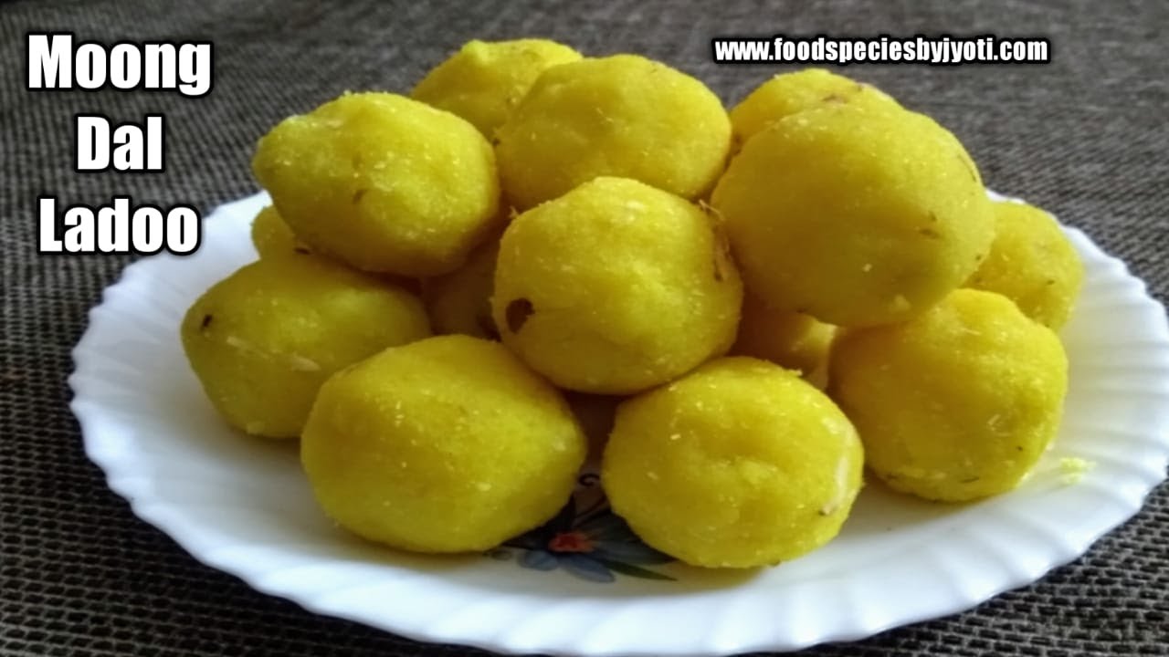 Mung Dal Ladoo | Moong Dal Ladu | मूंगदाल के लड्डू | Moong Dal Laddoo ...