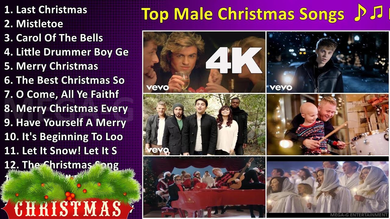 Top Male Christmas Songs ♪♫ Best Christmas Music by Male Singers ...