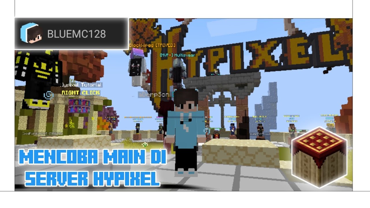 MENCOBA MAIN DI SERVER HYPIXEL - MINECRAFT JAVA INDONESIA - YouTube