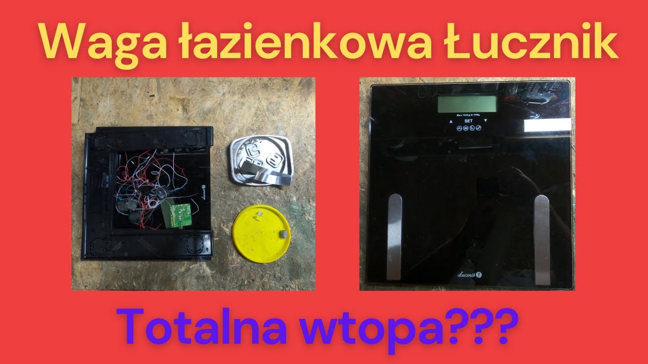 Rozbieram wagę łazienkową Łucznik - YouTube