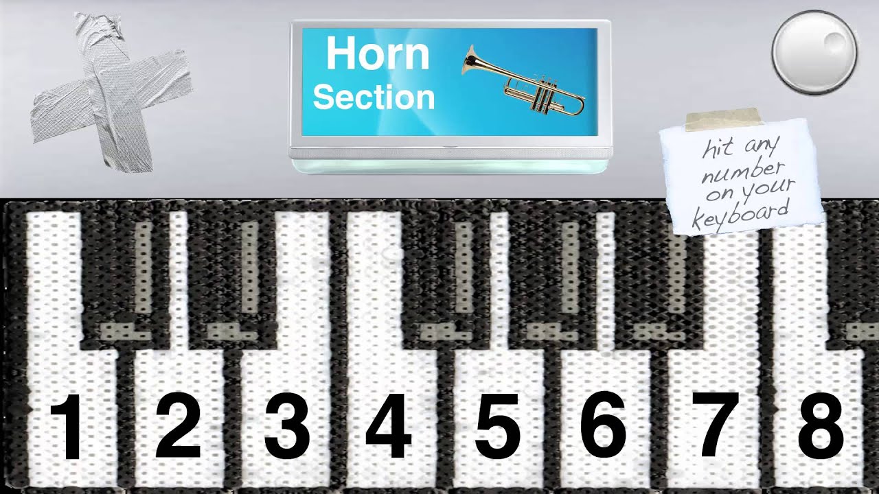 Interactive Keyboard - Horn Section - YouTube