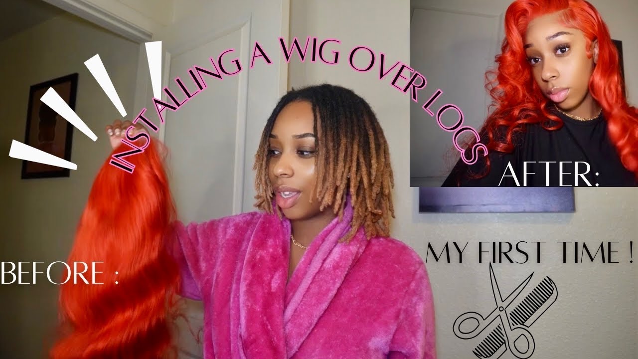 Attempting to Install a wig over locs ! | Trusting the process | First ...