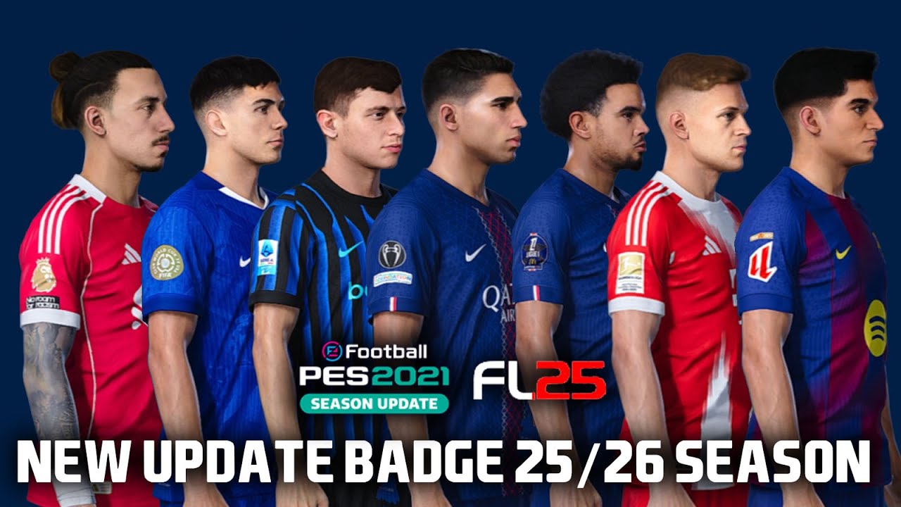 PES 2021 & Football Life 2025 - New Update Sleeve Badge 25/26 Season V1 ...