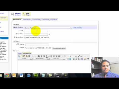 How To Embed Videos in Desire2Learn (D2L) - YouTube