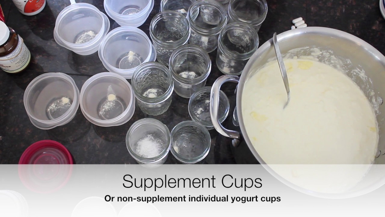 Yogurt Supplement Cups - YouTube