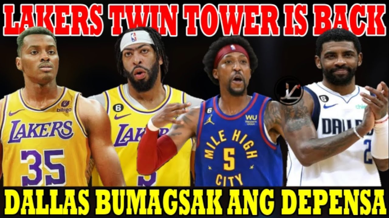 WOW LAKERS TWIN TOWER 7'1 CENTER, PAGBABALIK ni DAVIS sa POWER FORWARD ...