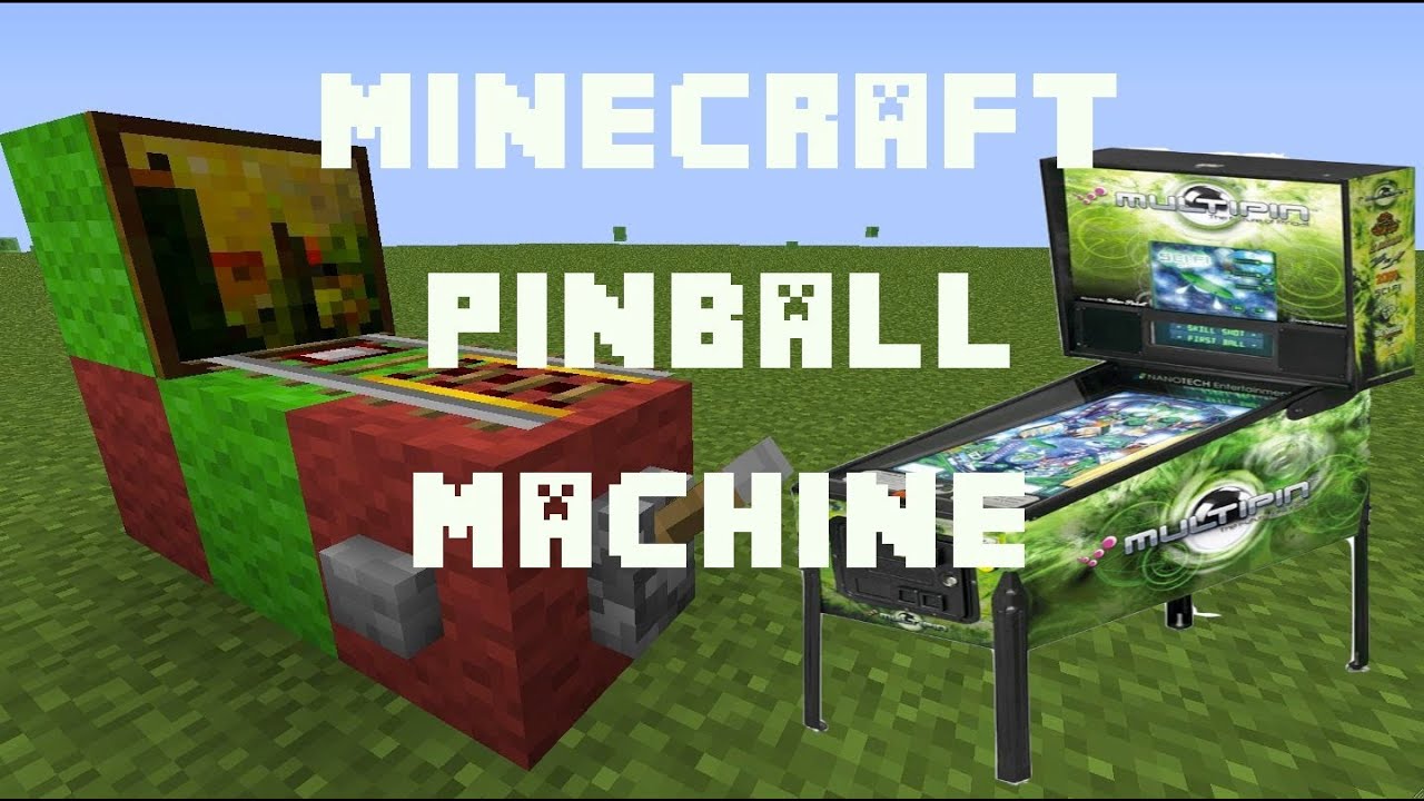Minecraft Home Improvement - Pinball Machine - YouTube