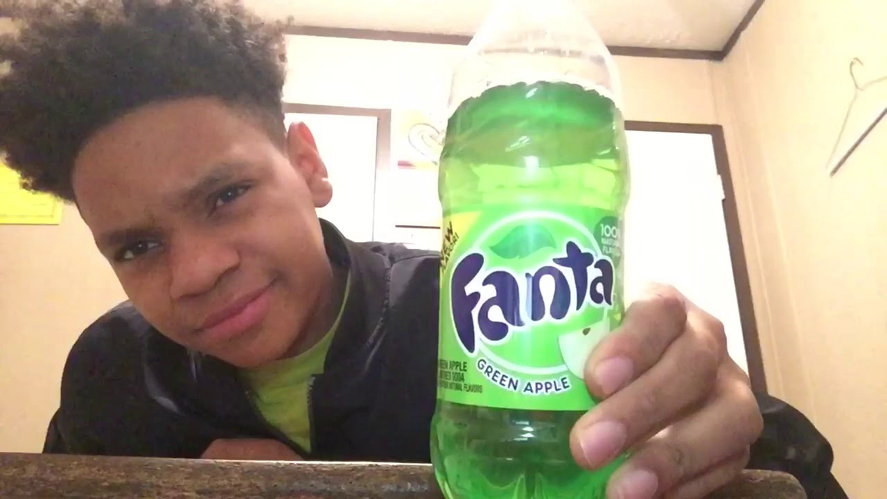 *NEW* 🍏Green Apple Fanta taste reaction. - YouTube
