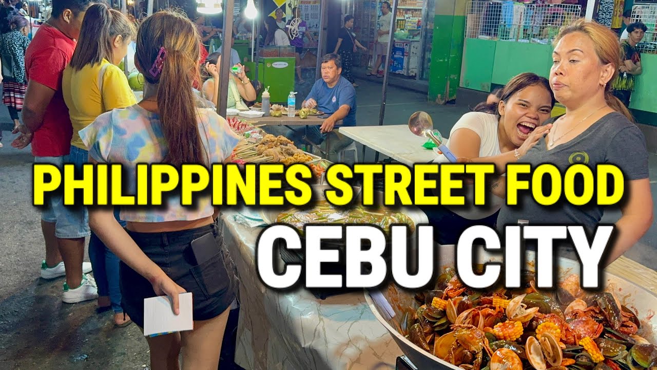 Philippines Street Food - Cebu City | Street Scenes & Food Markets Tour ...