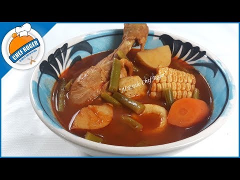 Esquisito MOLE DE OLLA DE POLLO o de res | Chef Roger - YouTube