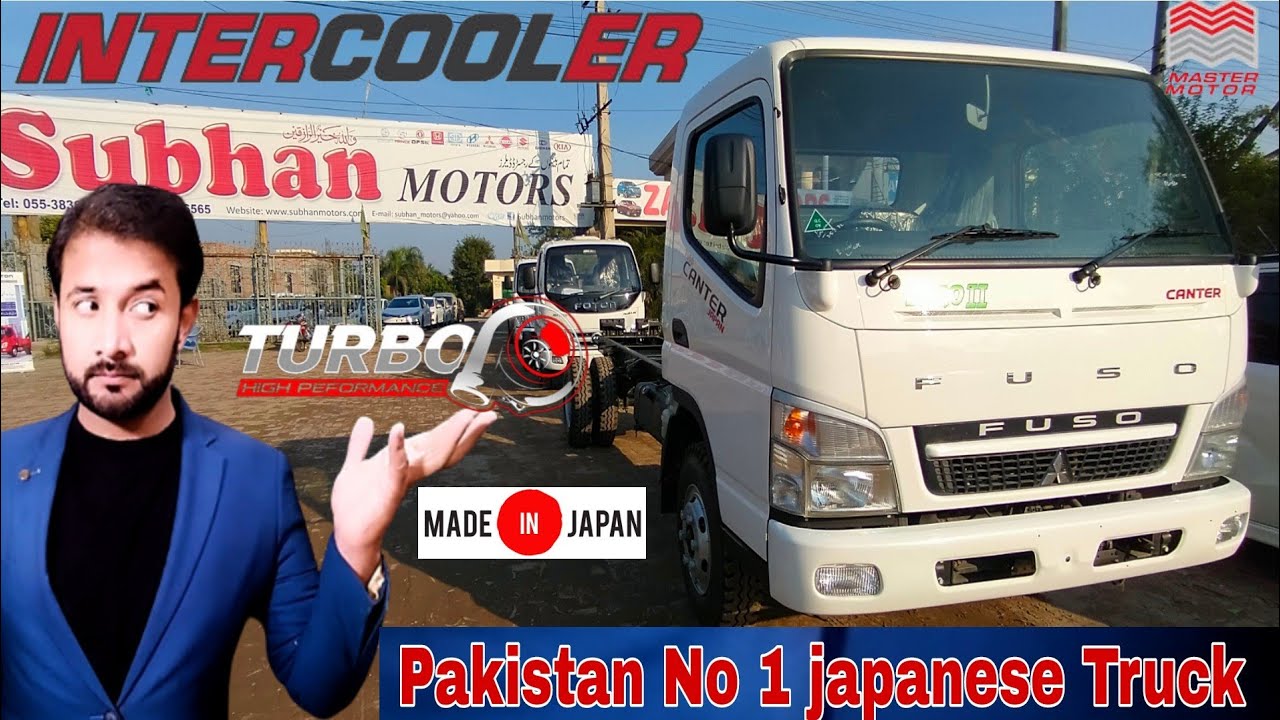 Turbo intercooler Mitsubishi fuso canter japanese truck full review ...