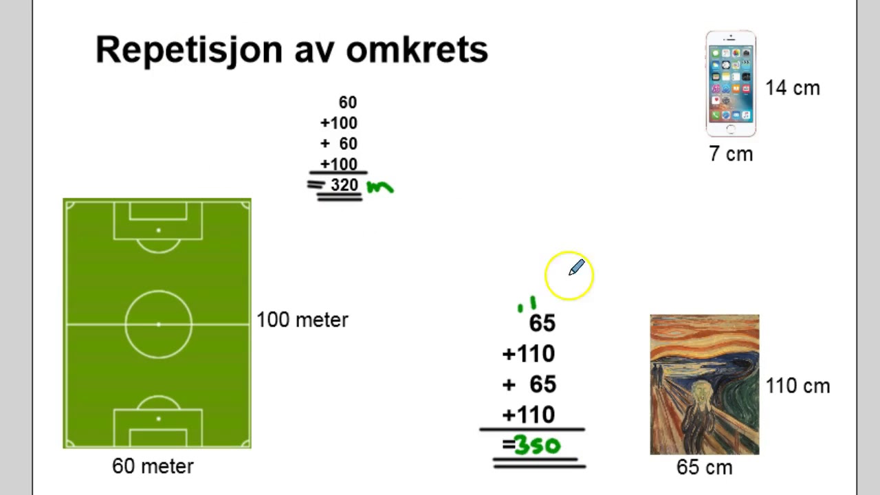 Kap. 5 multi - Omkrets- repetisjon av omkrets - YouTube