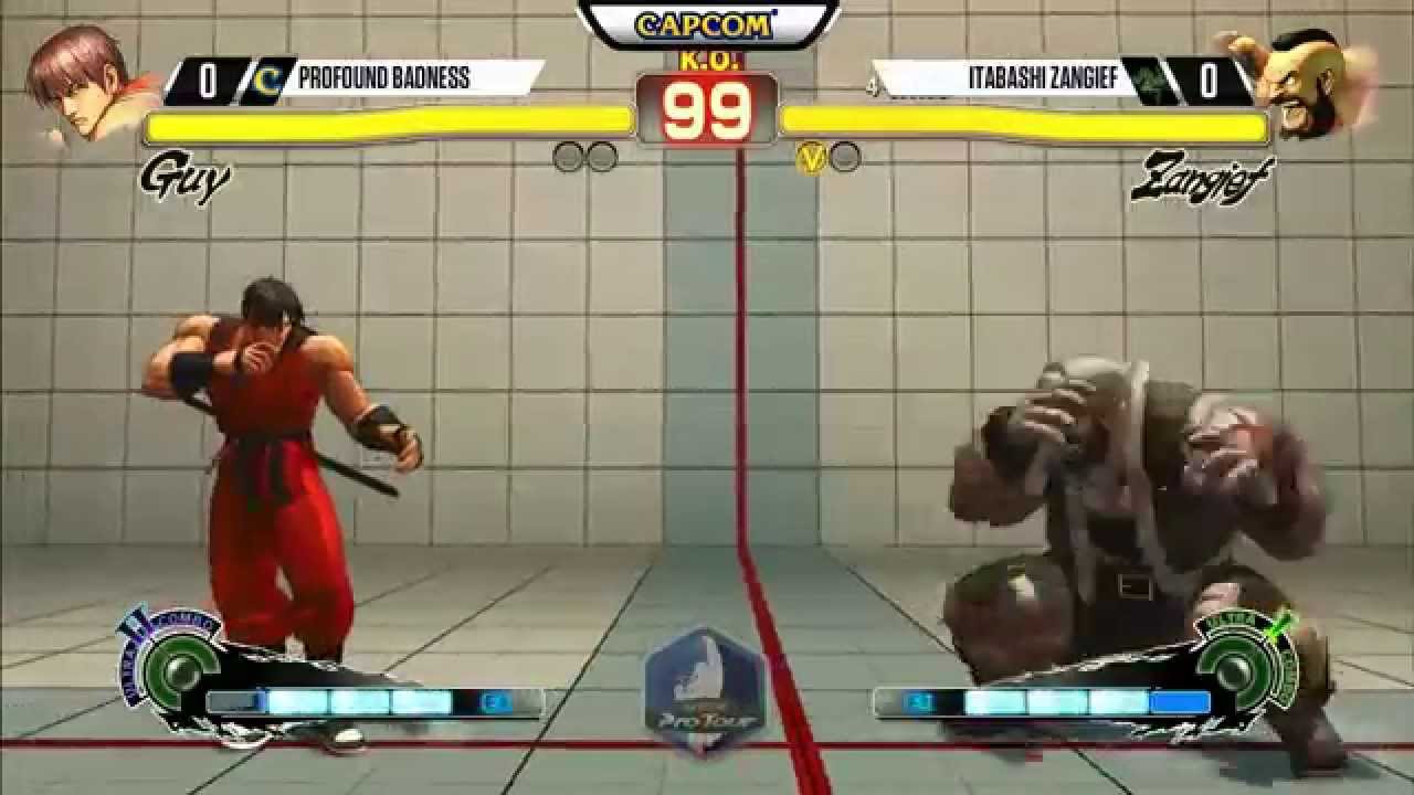 Profound Badness (Guy) vs Itabashi (Zangief) - Final Round 18 USF4 ...