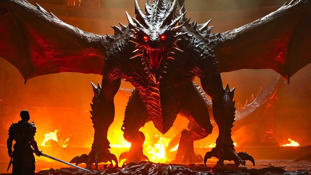 Human Thrown Into Dragon Pit as Sacrifice, Must Battle Giant Dragon to ...