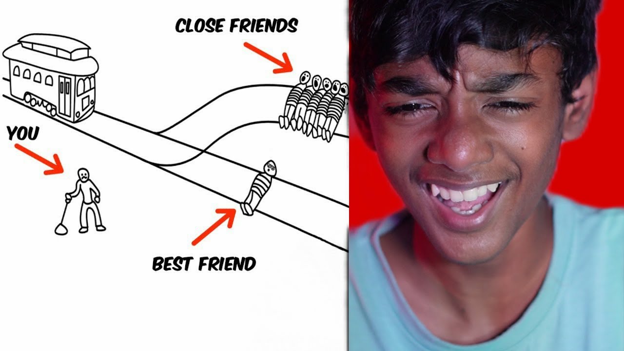 Playing absurd trolley problems for the first time - YouTube
