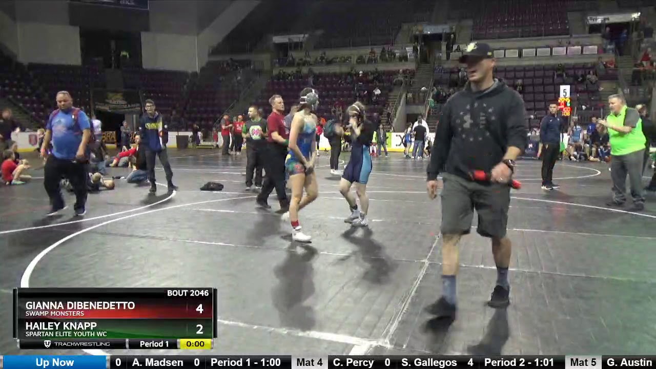 Girls Middle School 118-126 Gianna DiBenedetto Swamp Monsters Vs Hailey ...