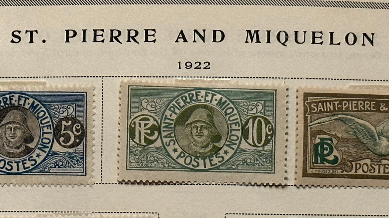 Scott International Postage Stamp Album Vol.1 - ST. PIERRE AND MIQUELON ...