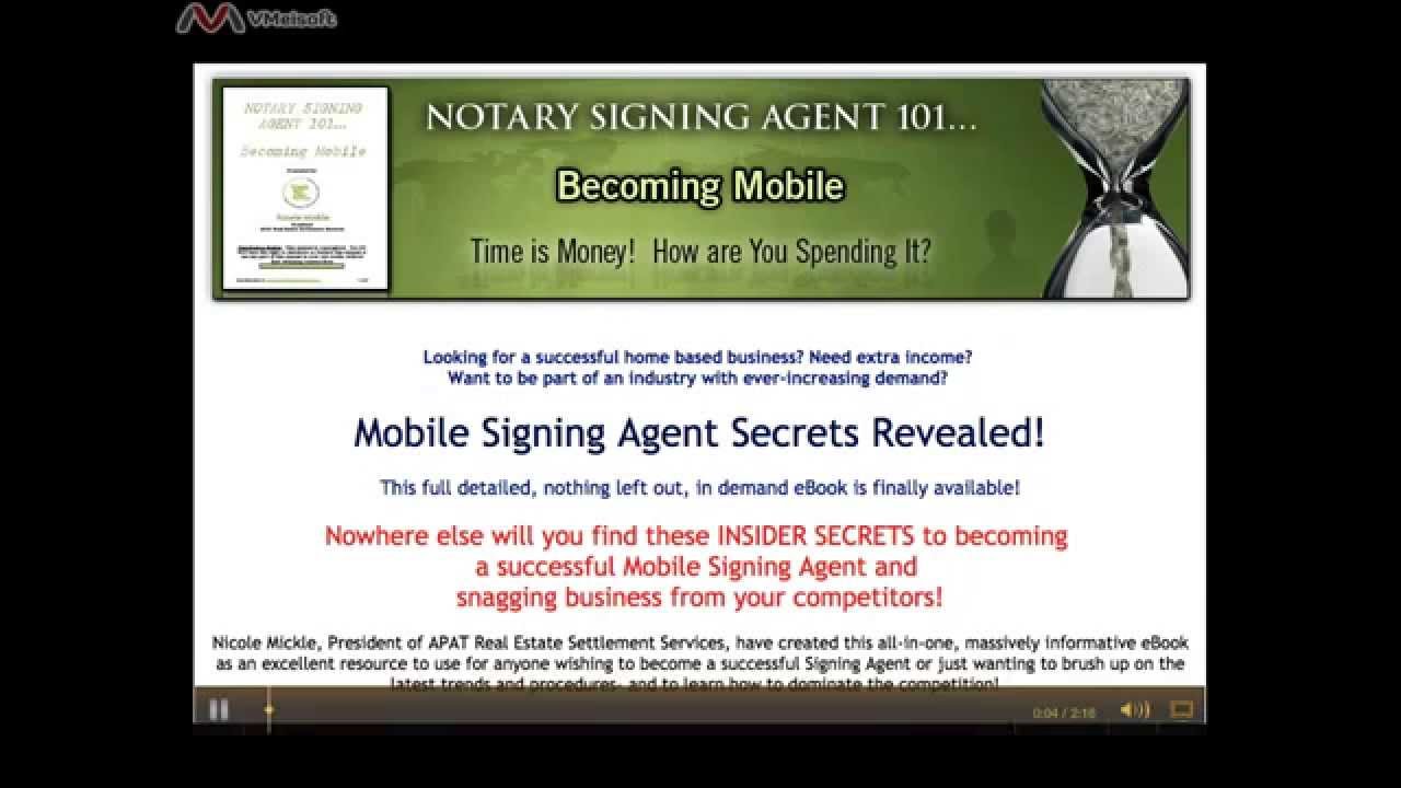 Notary Signing Agent 101 - Scam or Legit? - YouTube