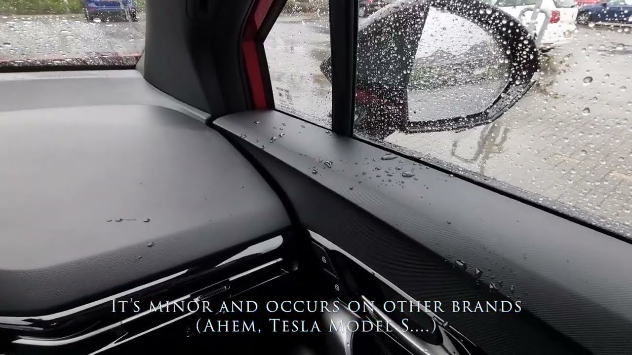 MG4 EV rain ingress design flaw, minor annoyance, not the only car to ...