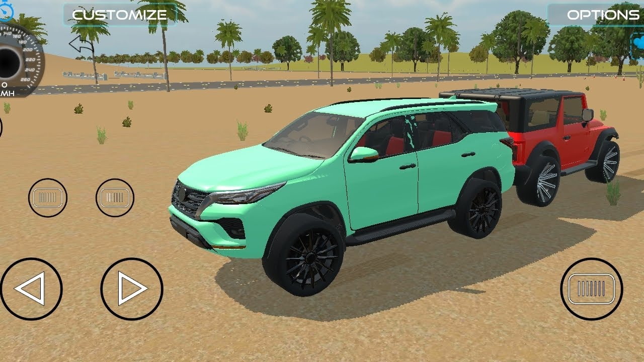 Fortuner vs Mahindra SUV Thar Powe Racing ||Toyota Fortuner Car ...