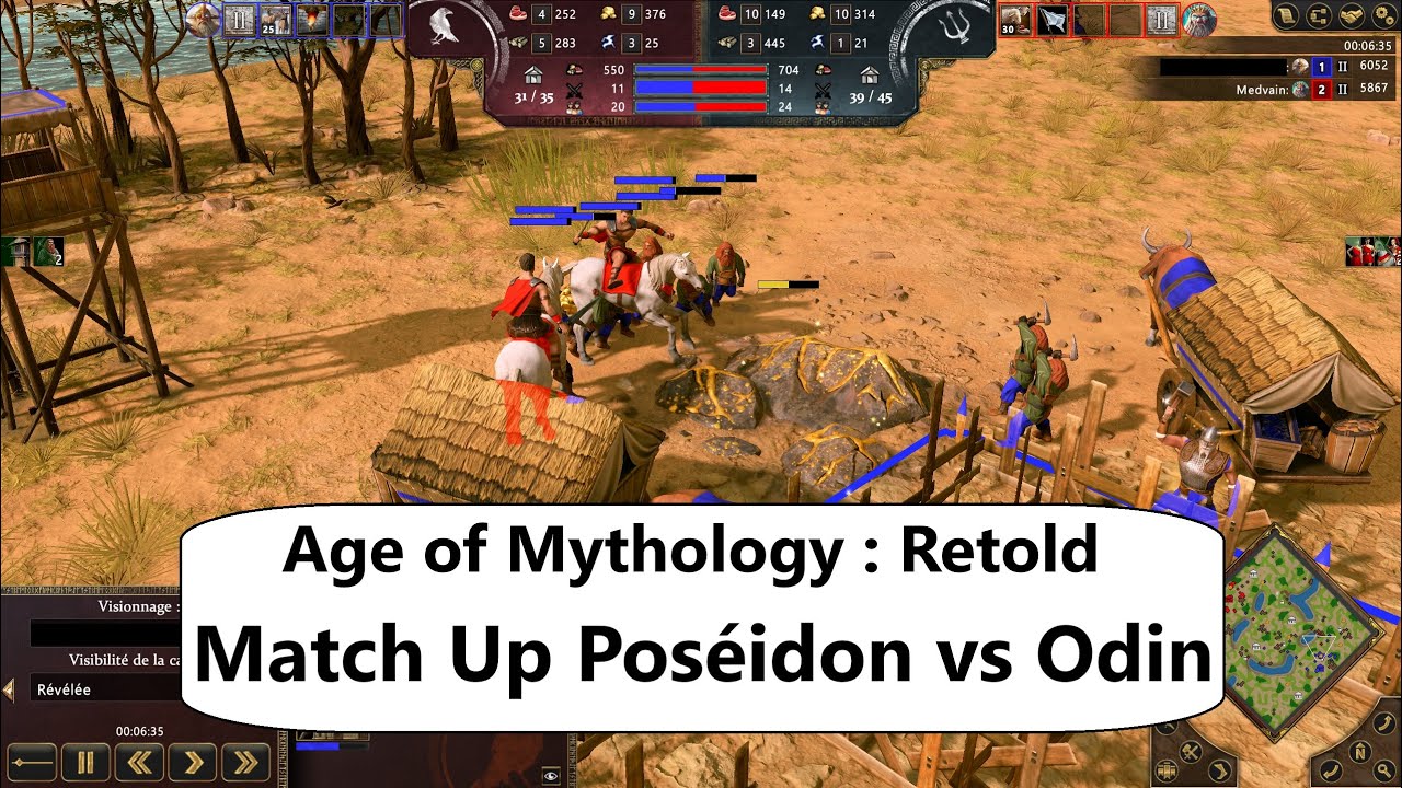 AoM Retold : Match up Poséidon vs Odin, quelle solution ? - YouTube