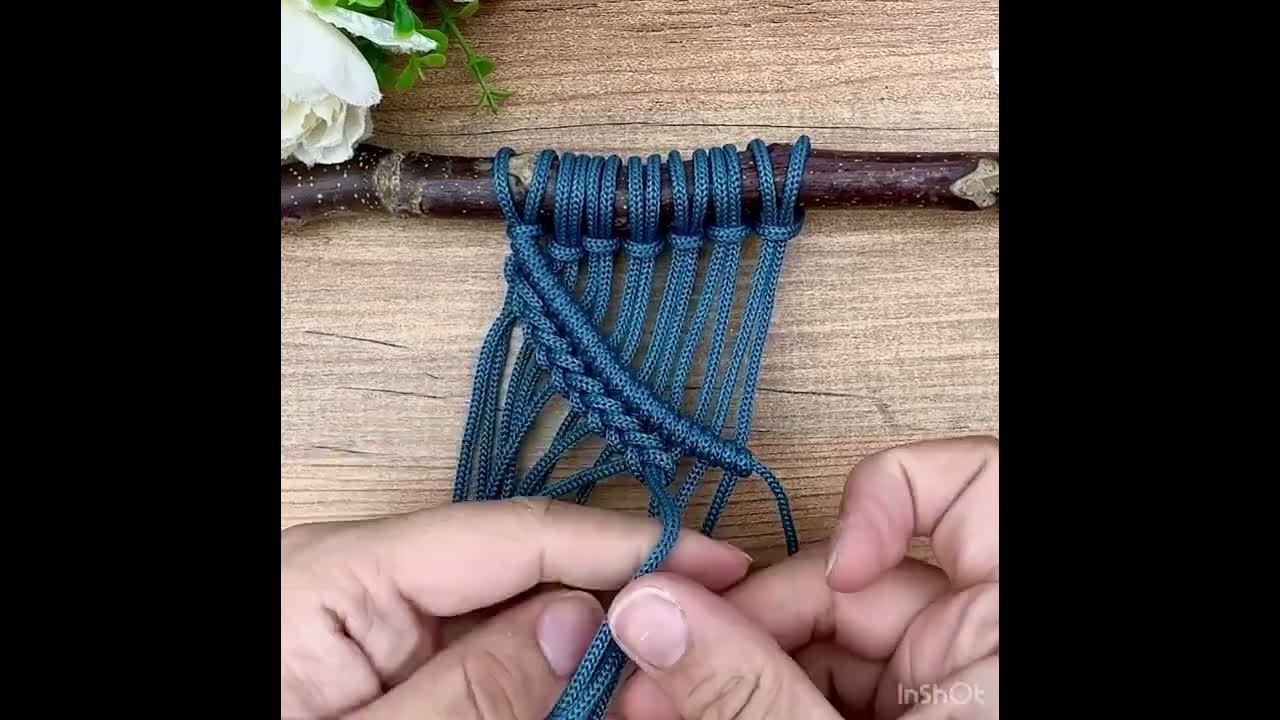 EASY Macrame Zig Zag Pattern | DIY MACRAME - YouTube