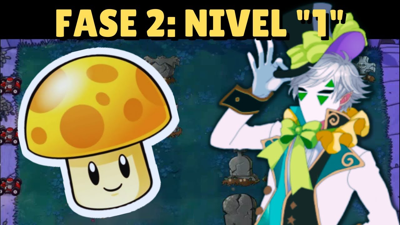 PLANTAS VS ZOMBIES | ( desbloqueo un hongo amarillo ) - YouTube