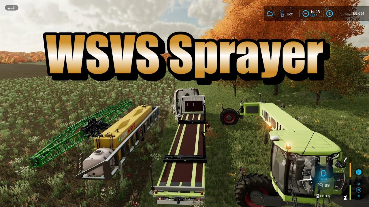 Pulverizador WSVS Sprayer / FS22 - YouTube