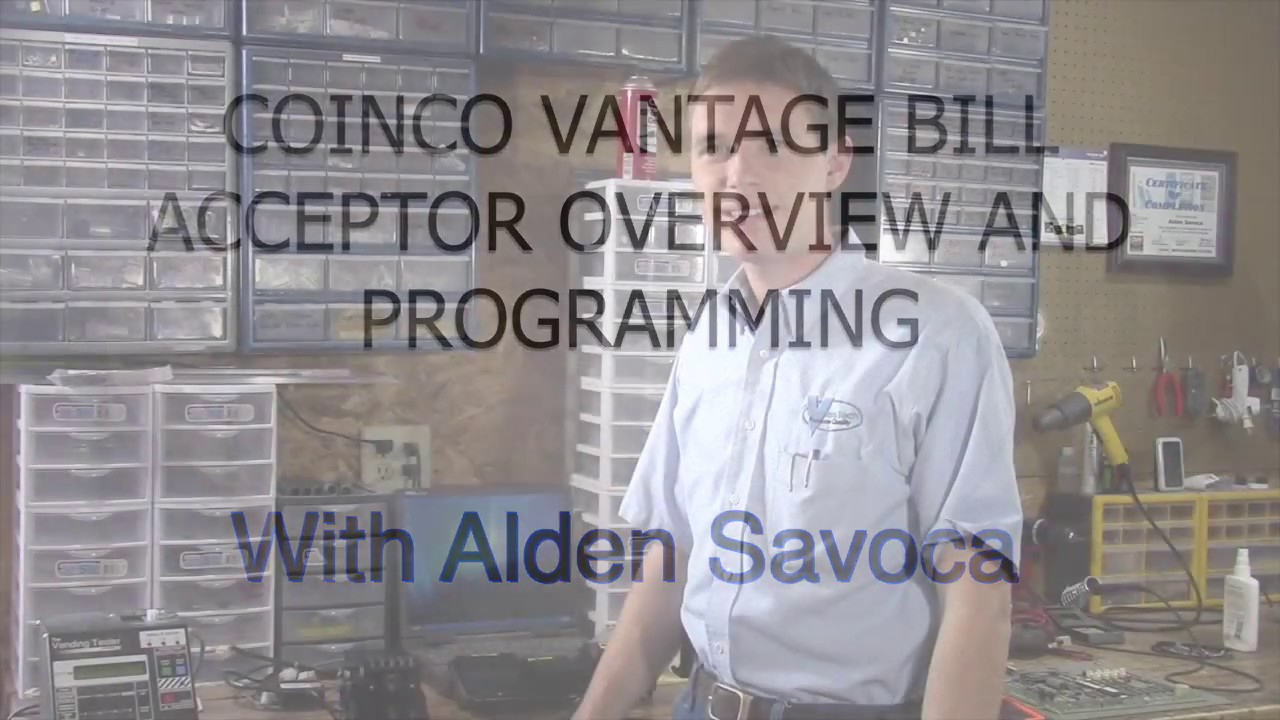 Coinco Vantage Bill Acceptor Overview and Programming - YouTube