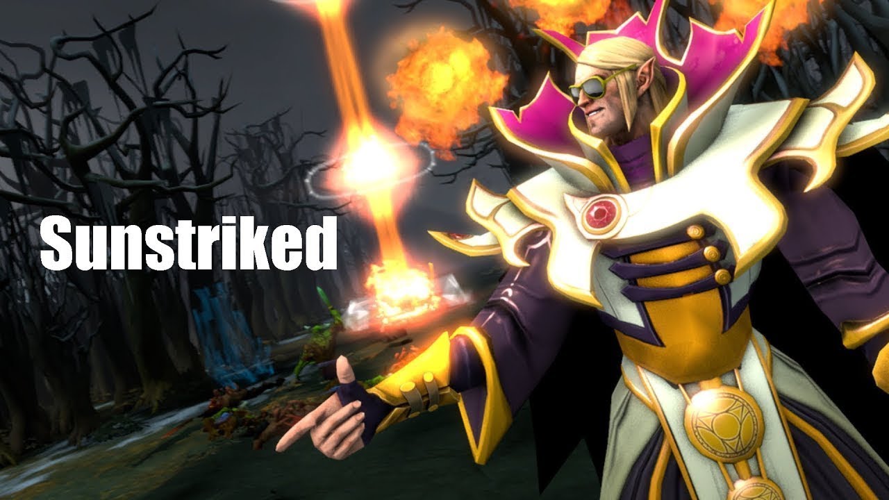 The best Sunstrike ever! invoker play (Enjoy) - YouTube