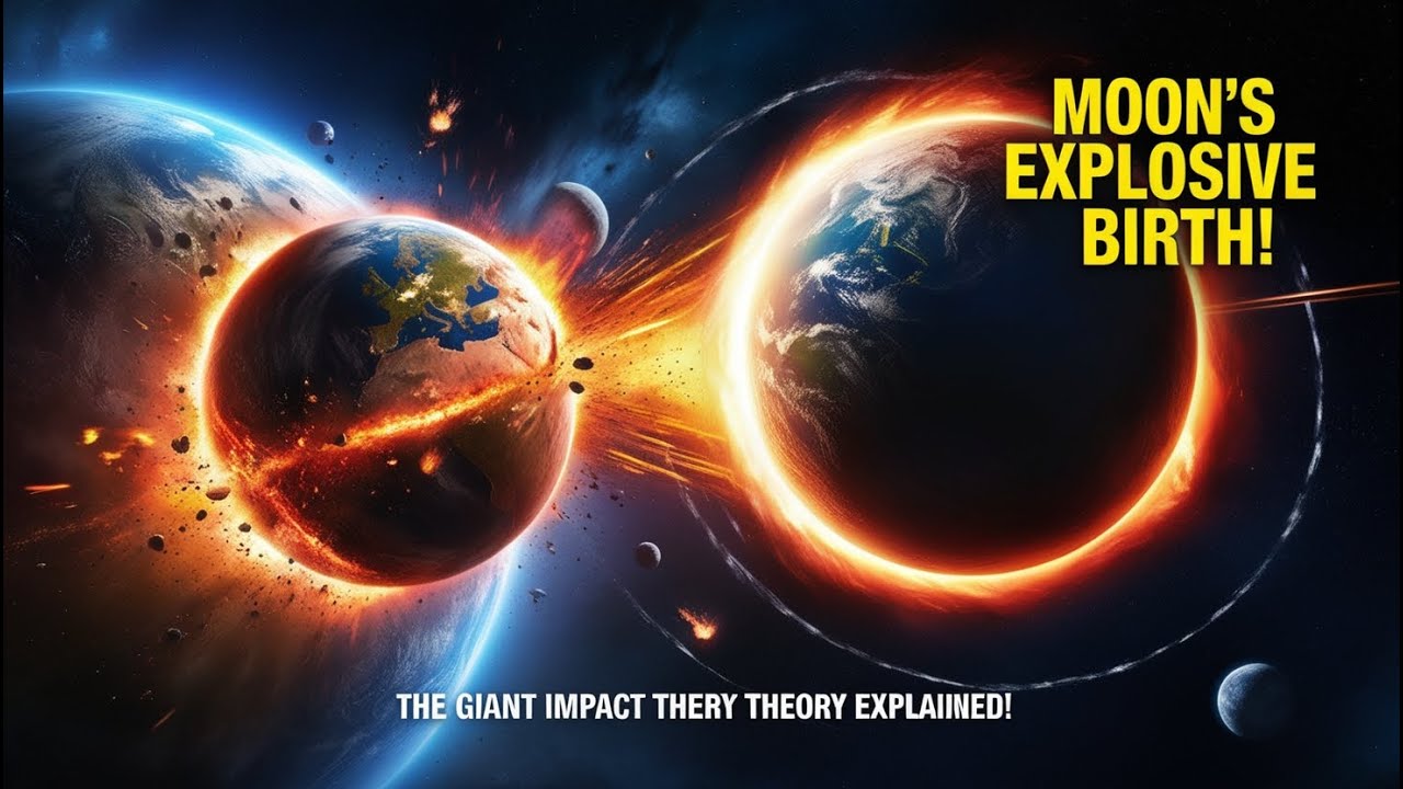 The Moon’s Explosive Birth: Science Behind the Giant Impact Theory ...