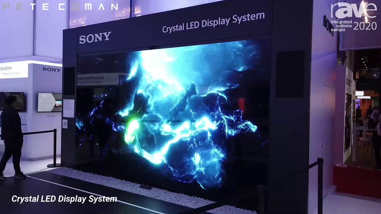 ISE 2020 - Sony Crystal LED Review - YouTube