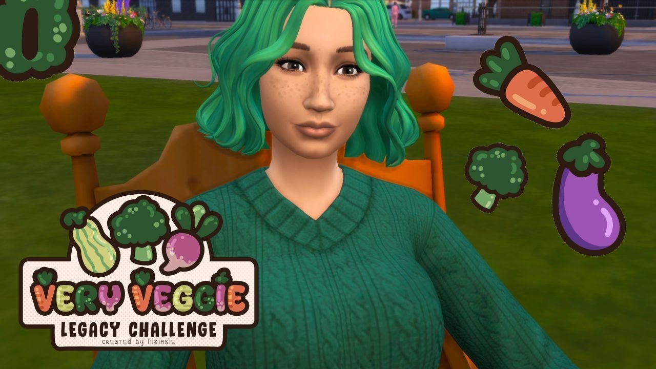 *NEW* Starting the Very Veggie Legacy Challenge #1 | The Sims 4 - YouTube