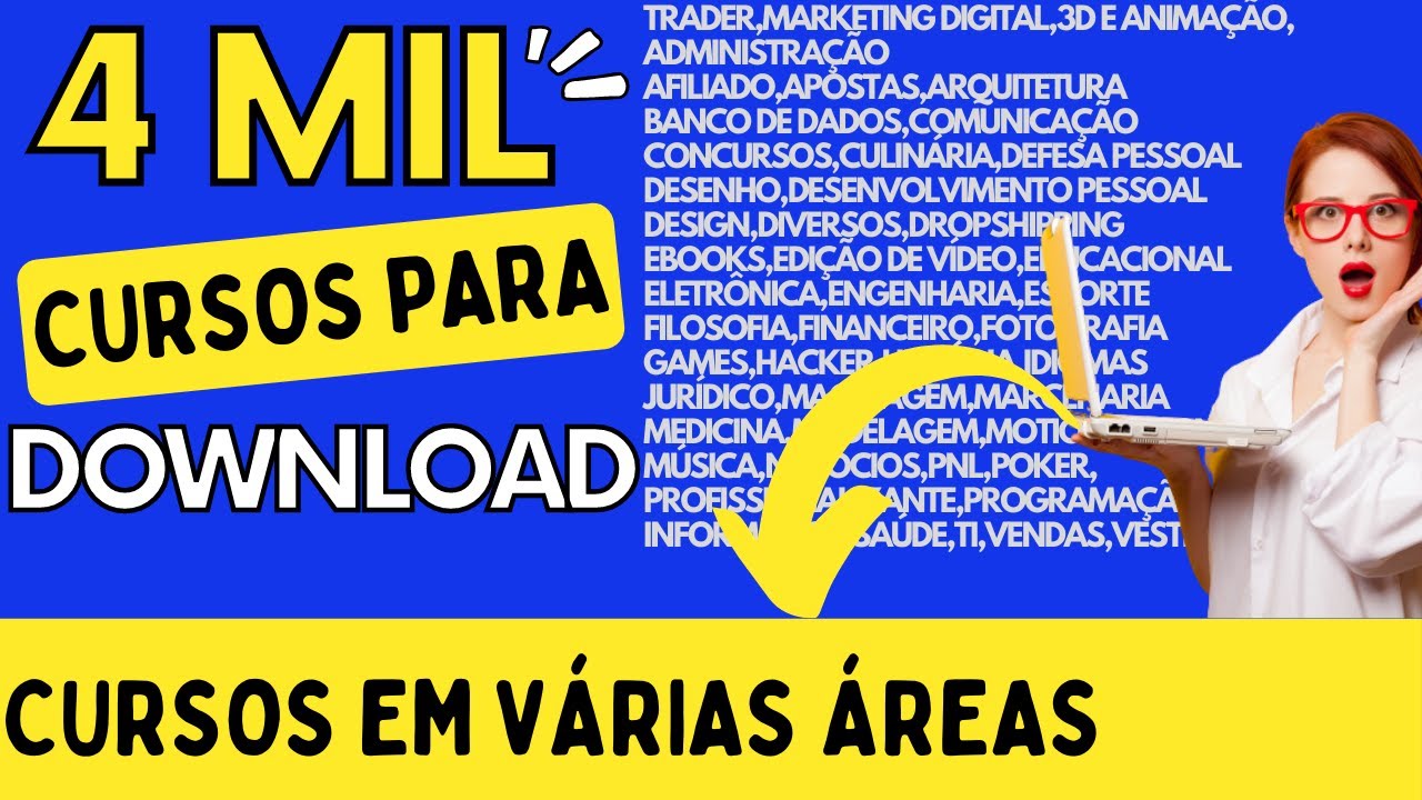 4 MIL cursos online Em Várias áreas Download cursos completos e ...