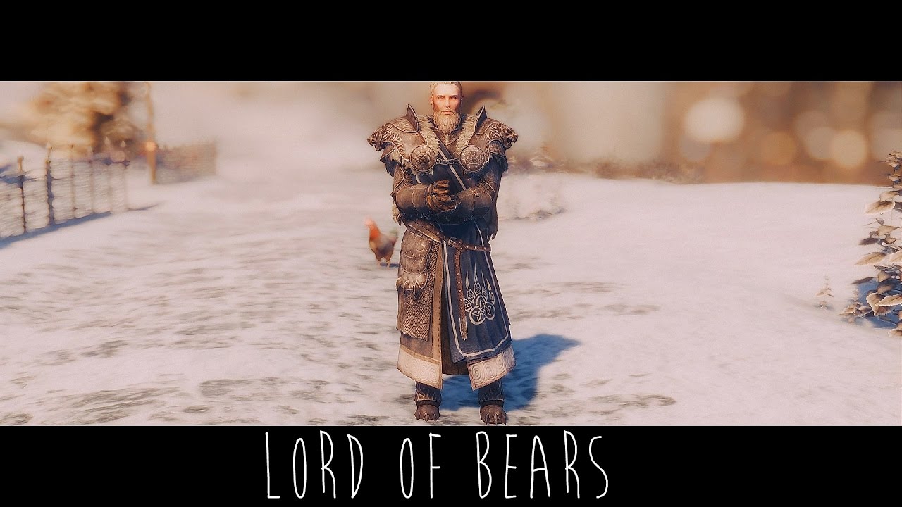 Skyrim Mod | Lord of Bears (Stormlord Armor Retexture) - YouTube