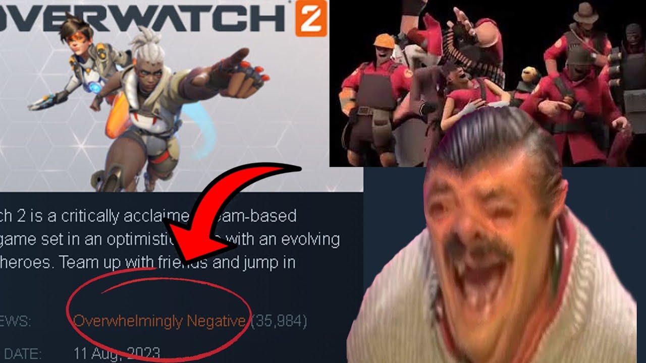 Overwatch 2 on Steam: "Overwhelmingly Negative" - YouTube