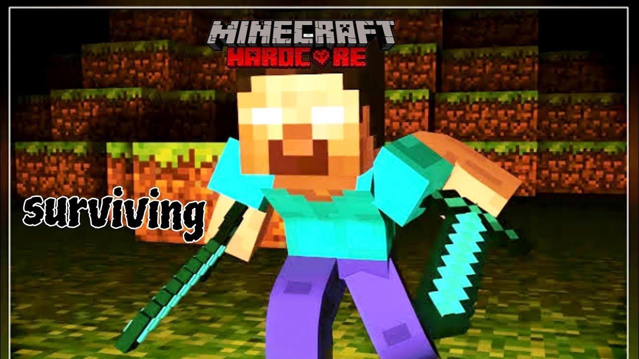 MINECRAFT HARDCORE||Herobrine's haunted curse challenge - YouTube