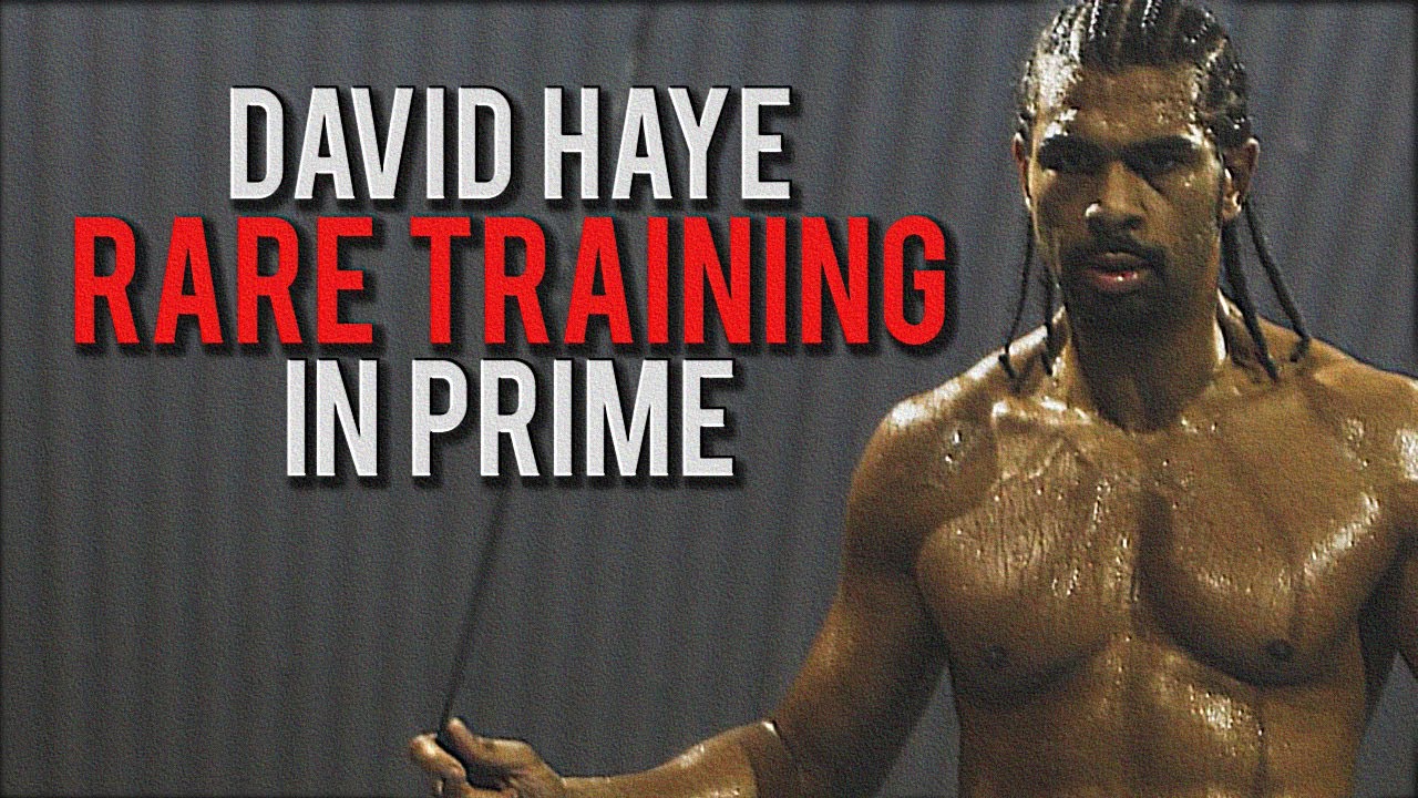 David Haye RARE Training In Prime - YouTube