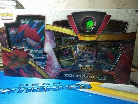 Pokemon Shining Legends Zoroark GX Special Collection Box Opening ...