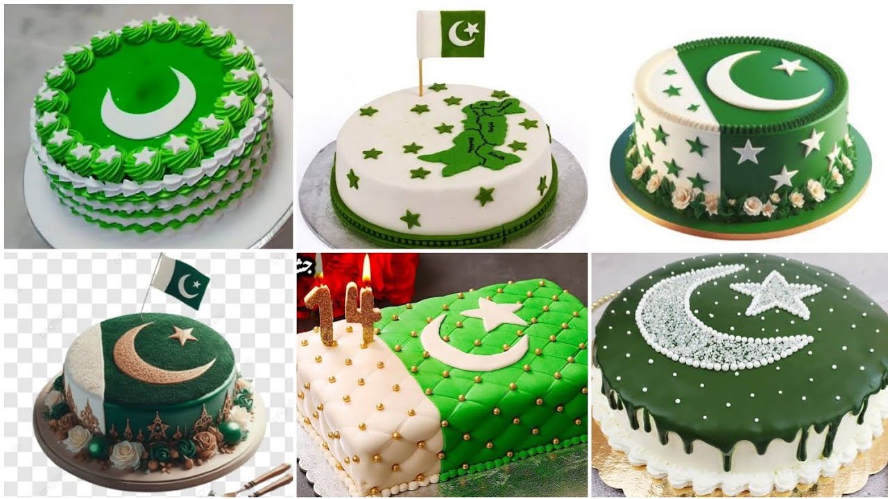 14th August cakes designs|Independence cake designs|Pakistan zindabad ...